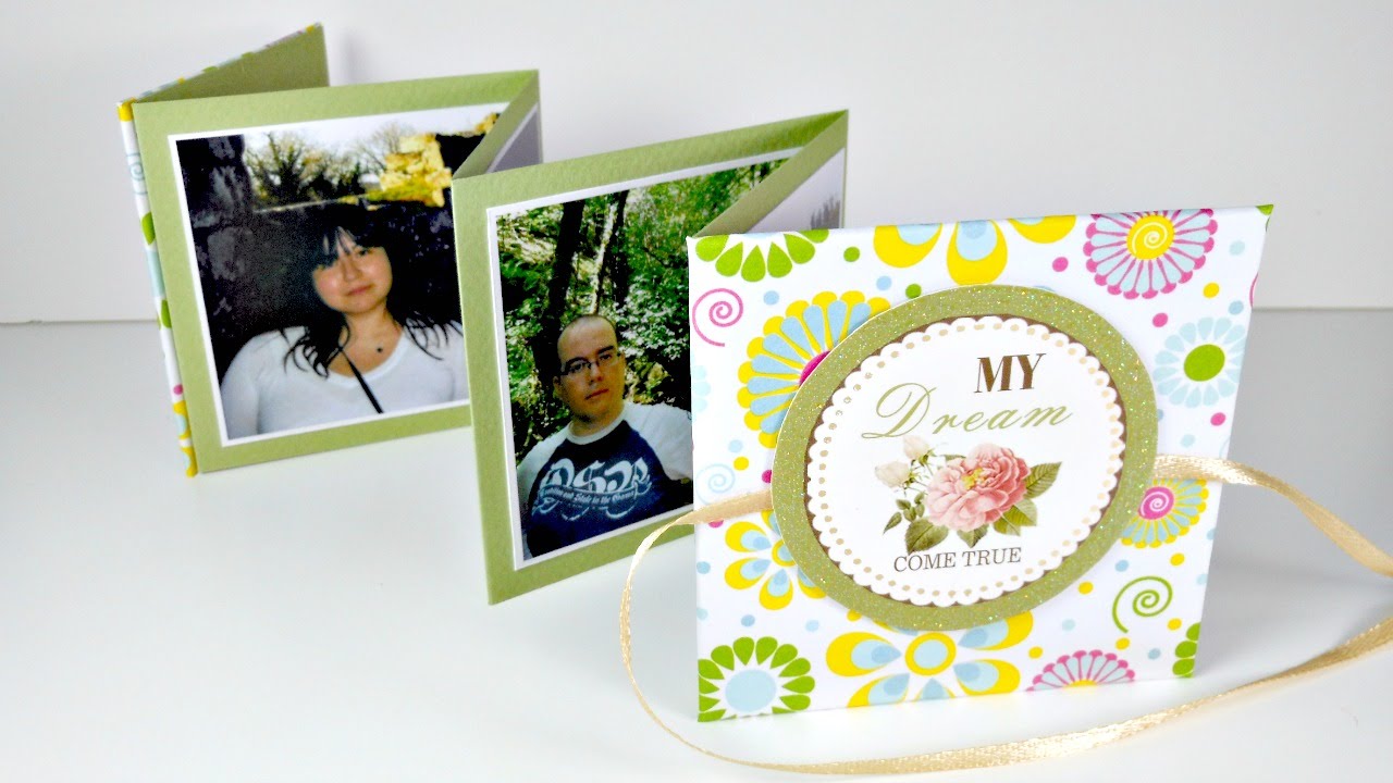 TUTORIAL: Mini álbum Acordeon MUY FÁCIL | Scrapbooking | Mundo@Party ...
