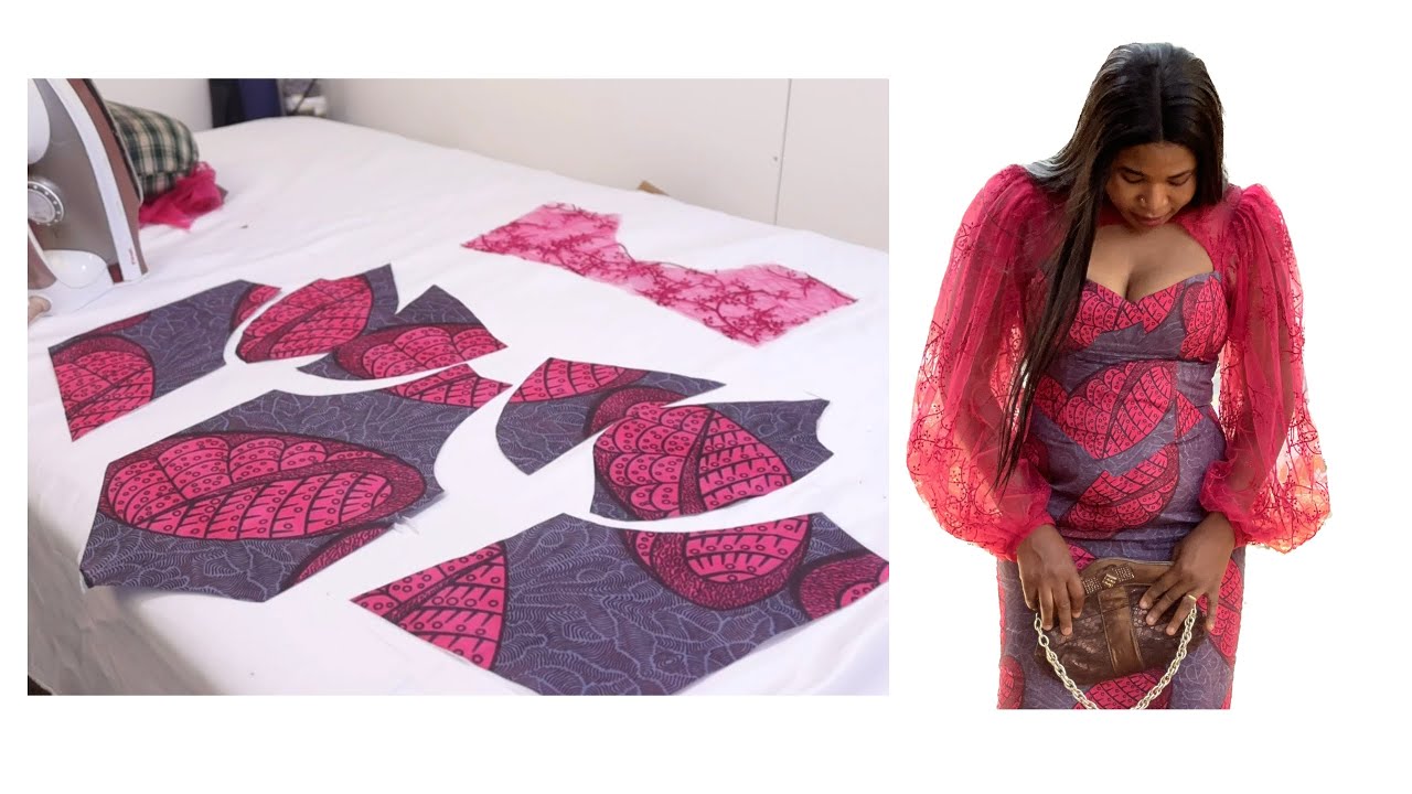 How to cut a corset dress using a princess dart bustier pattern #corset ...