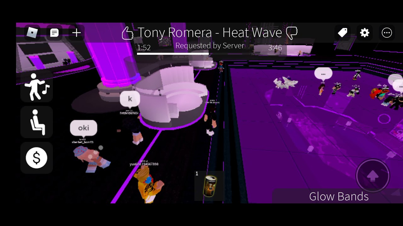 So i create a dancing group in club iris (roblox) - YouTube