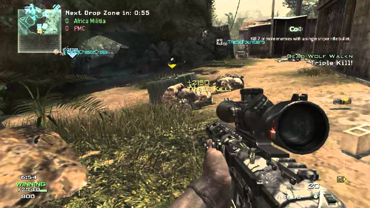 Dead Wolf Walkn - MW3 Game Clip - YouTube