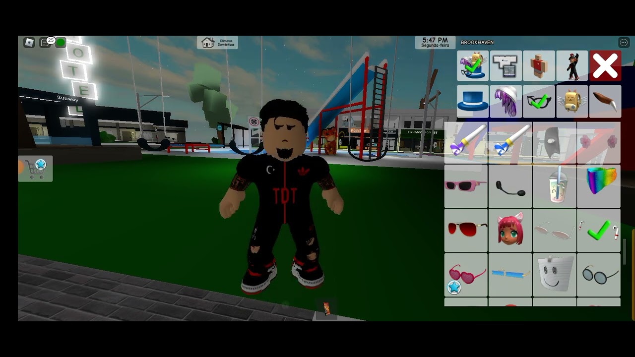 como fazer uma skin Mandrake no roblox brookhavem - YouTube