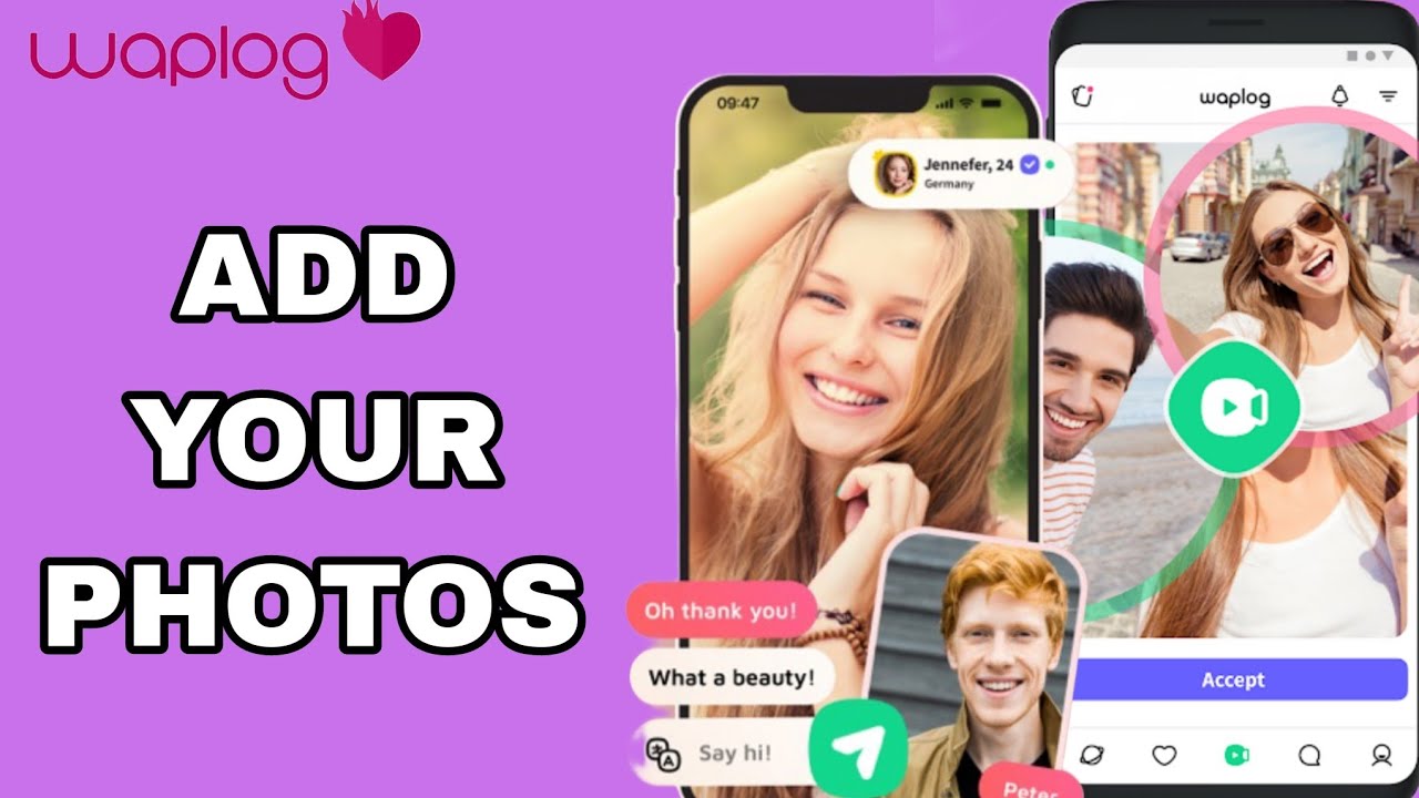 How To Add Your Photos On Waplog App - YouTube