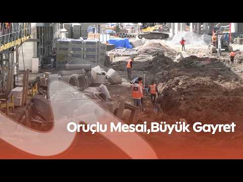 Oruçlu Mesai, Büyük Gayret: Kahramanmaraş’ta Konut ve Altyapı Projeleri Hız Kesmedi