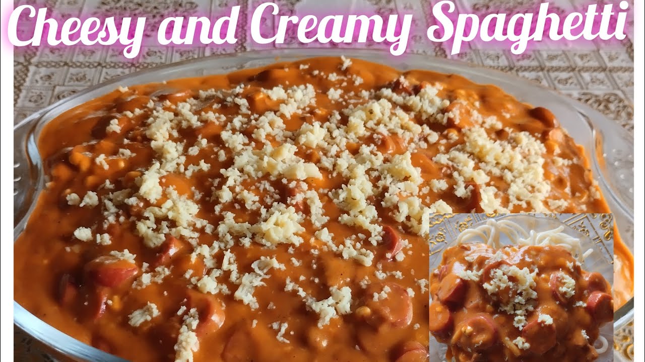 Cheesy and Creamy Spaghetti 🍝 - YouTube