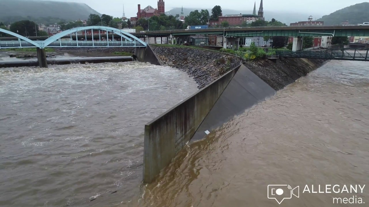 Allegany County & Cumberland City Flooding Aerial | 9.10.18 - YouTube