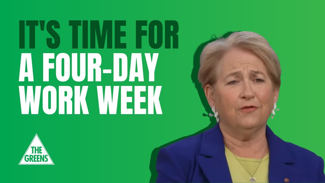 A four-day work week is possible | Senator Barbara Pocock - YouTube