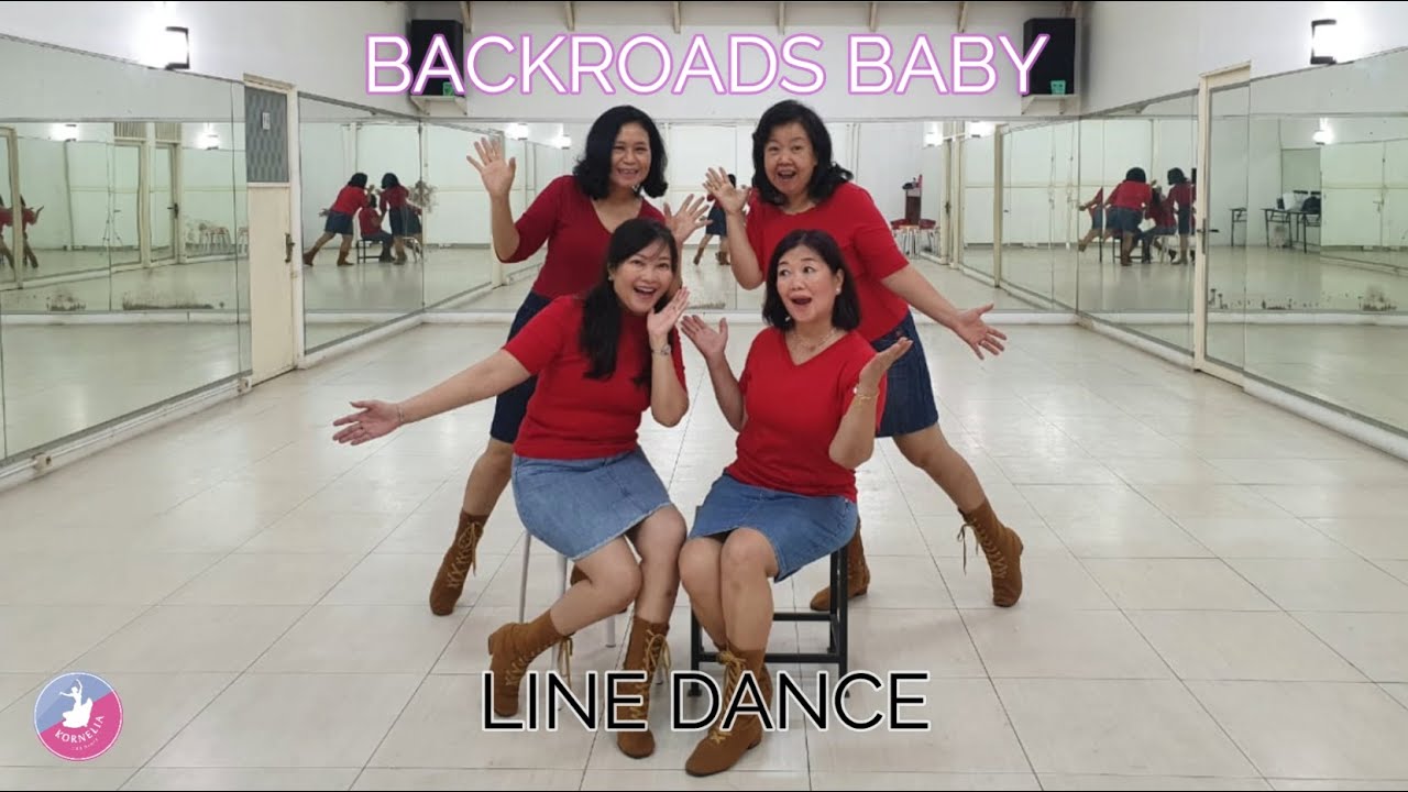 BACKROADS BABY (Demo & Count) - Line Dance - YouTube