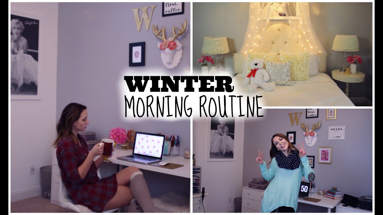 MY WINTER MORNING ROUTINE - YouTube