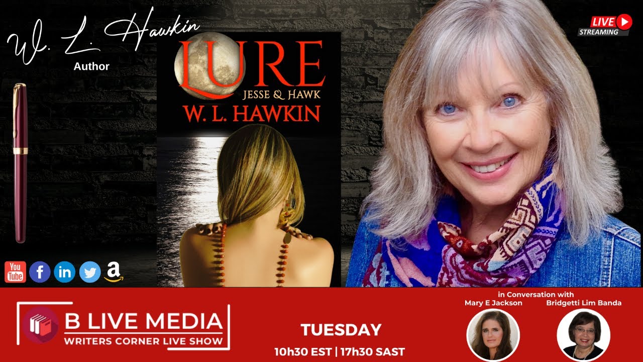 Writers Corner features Lure: Jesse & Hawk by W. L. Hawkin - YouTube