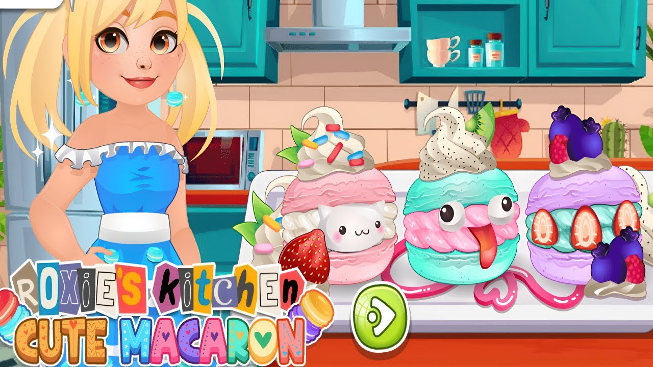 Roxie's Kitchen Cute Macaron Game Walkthrough Review #games # ...