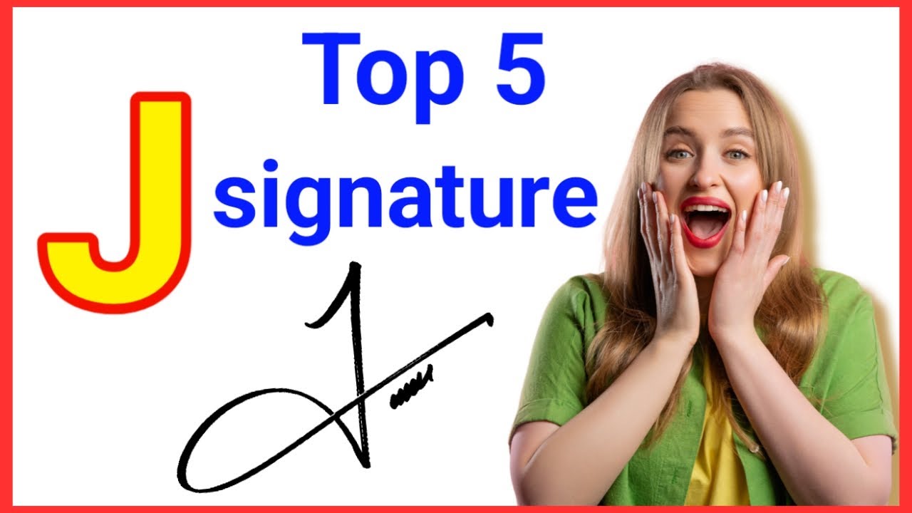 J letter signature style | J signature style | Signature style of my ...