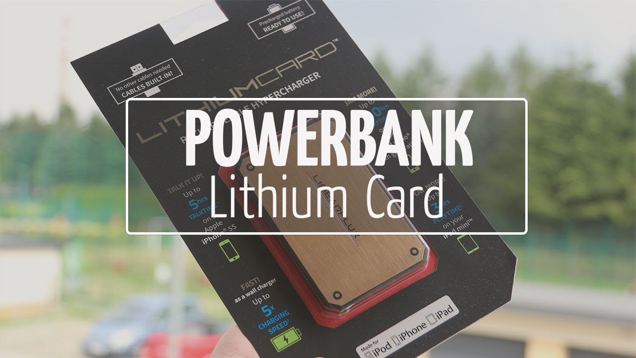 PowerBank - Lithium Card wielkości karty kredytowej dla iPhone od ...