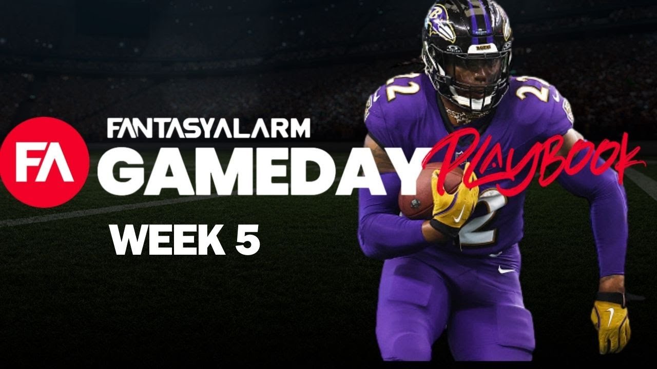 NFL Week 5 GameDay Live | Fantasy Football Advice & NFL DFS Start/Sit ...
