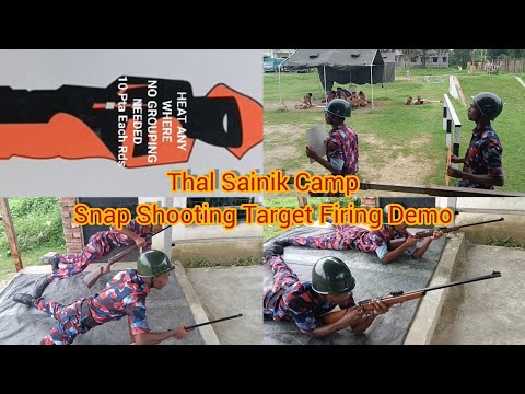 Thal Sainik Camp NCC TSC Snap Shooting Target Firing Demo