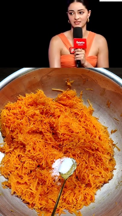 Ananya Pandey's favourite Gajar ka Halwa #shorts ♥️♥️ #trending #shortsfeed - YouTube