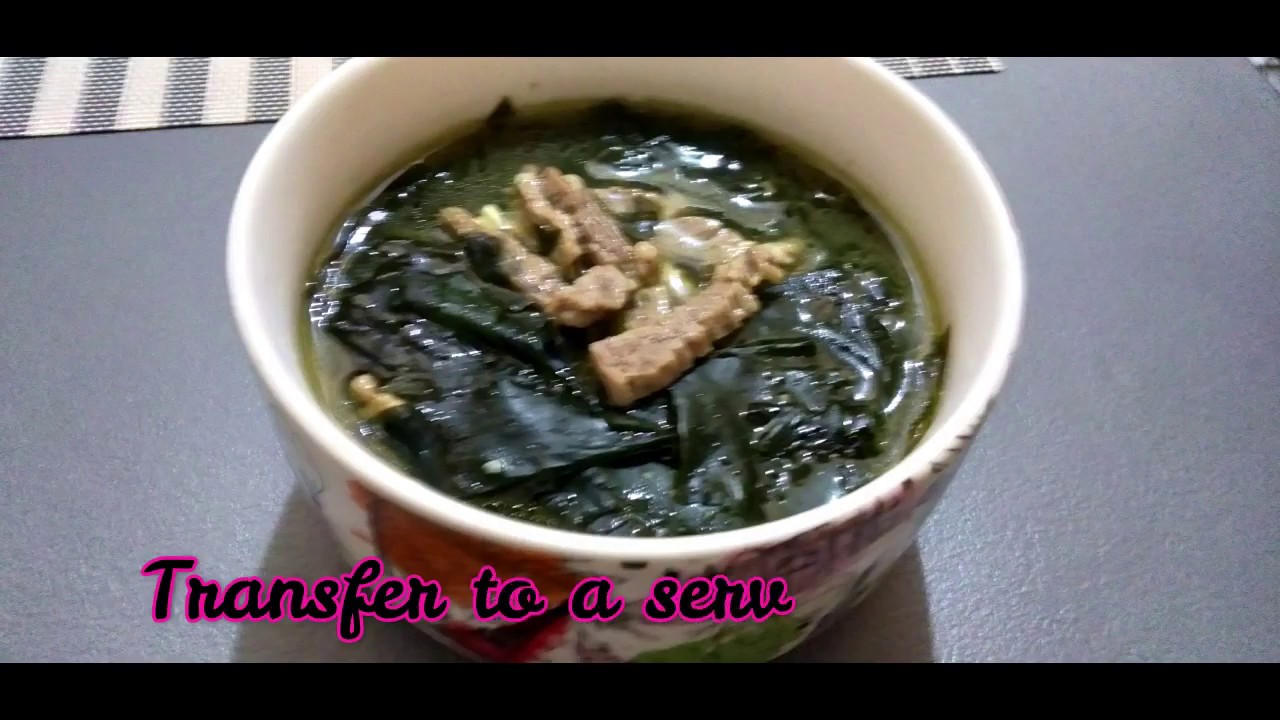 How to make Korean Birthday Soup/Seaweed Soup? - YouTube