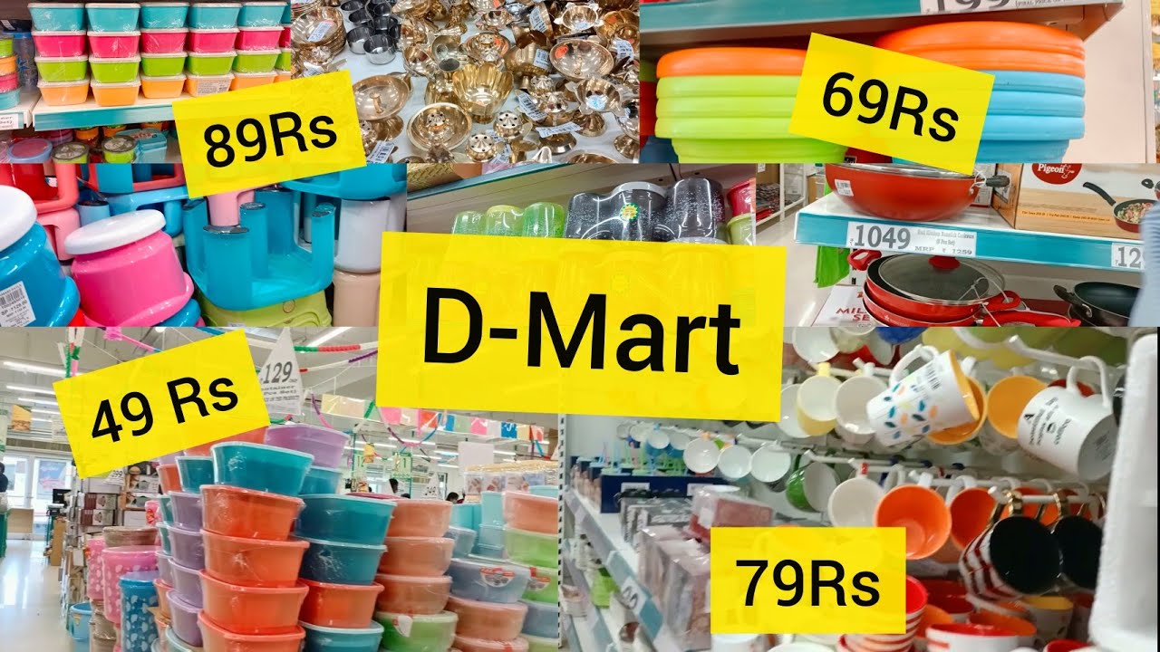 Madurai Latest DMart tour Collections For New Home Beginners - YouTube