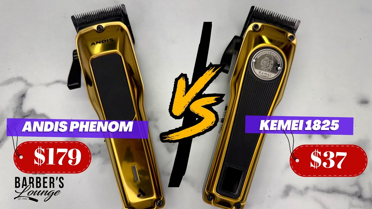 Andis Phenom Vs Kemei 1825 Clipper COMPARISON & REVIEW, Did Andis White ...