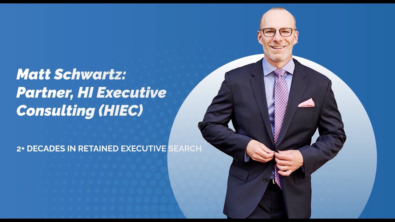 Career Insights with Matt Schwartz, HI Executive Consulting - YouTube