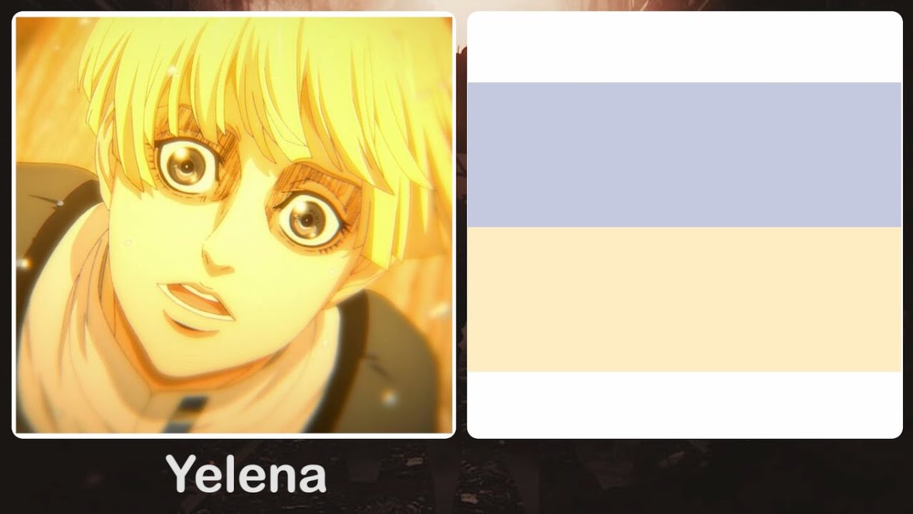 Nationalities/Countries of Attack on titan's characters part 2 - YouTube