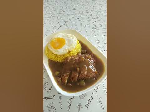 Japanese Curry Katsu with Java Rice and Sunny Side Up Egg - YouTube