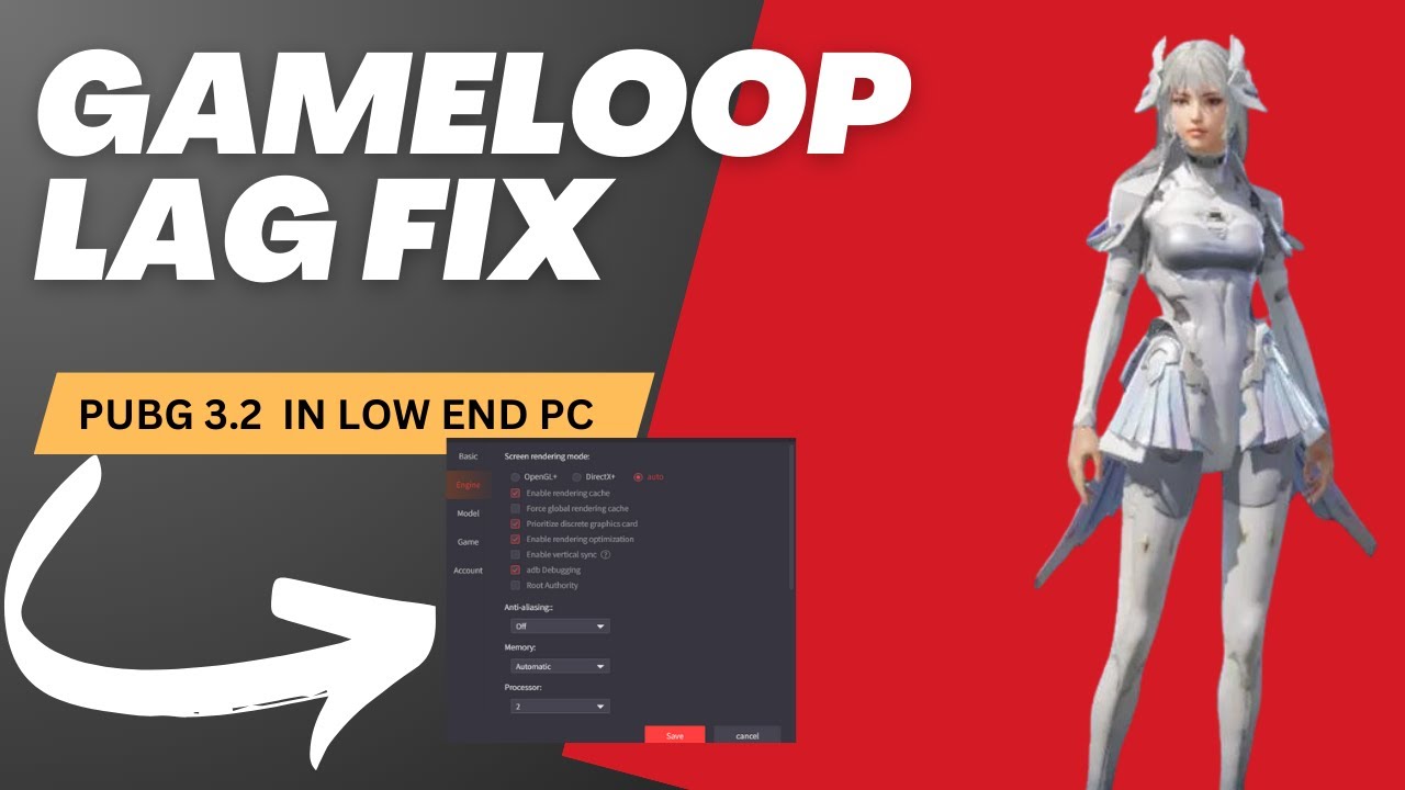 Gameloop Lag Fix for PUBG 3.2 | Optimize for Low-End PCs - YouTube