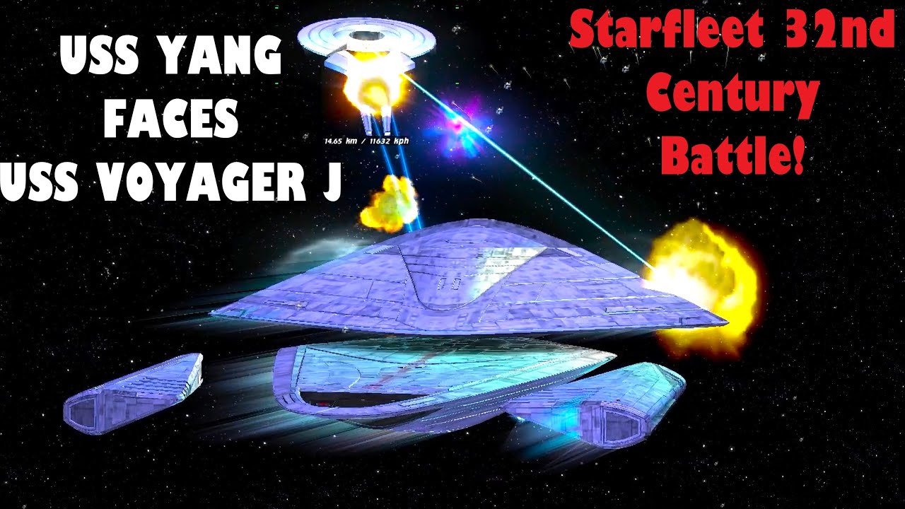 32nd Century Battle USS Yang VS USS Voyager J - Star Trek Ship Battles ...