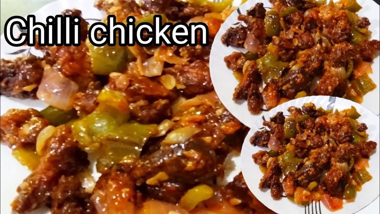 Restaurant style chilli chicken with secret tips.Dry chilli chicken ...
