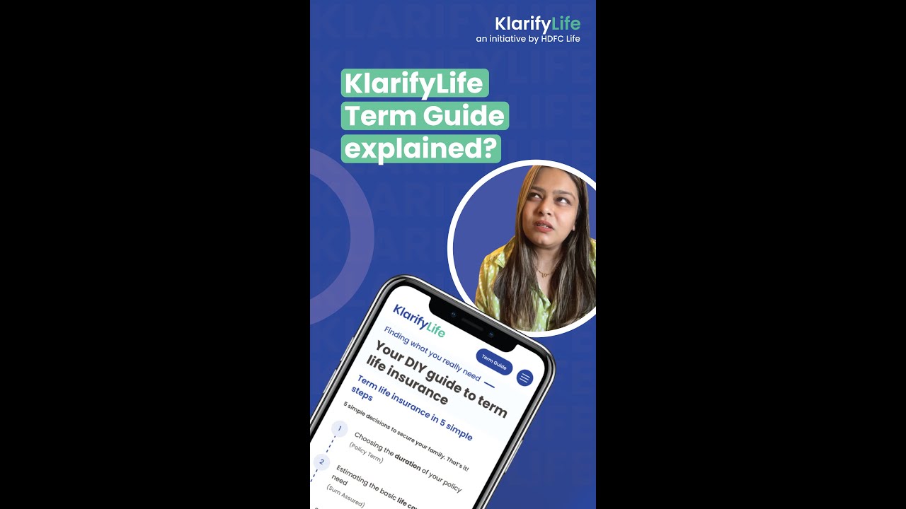 KlarifyLife Term Guide | Free tool to simplify your Term Insurance decisions - YouTube