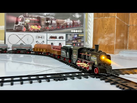 See the Amazing Details of a Classic Steam Train | ASMR Unboxing Train set [No Talking]