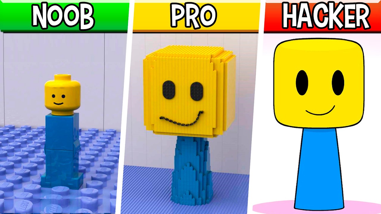 LEGO Noob OC : Noob, Pro, HACKER! / (Incredibox Sprunki OC) - YouTube