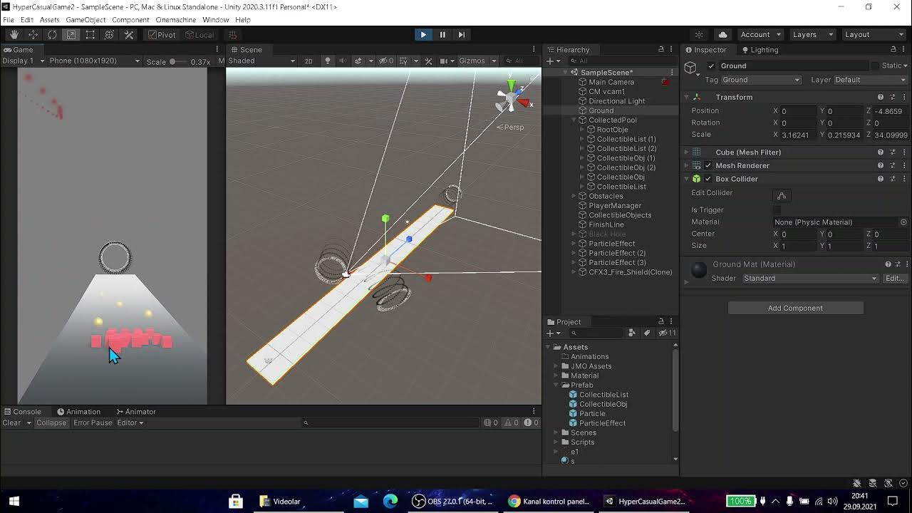 Unity - Sticky Block With Clone Try 1 - YouTube