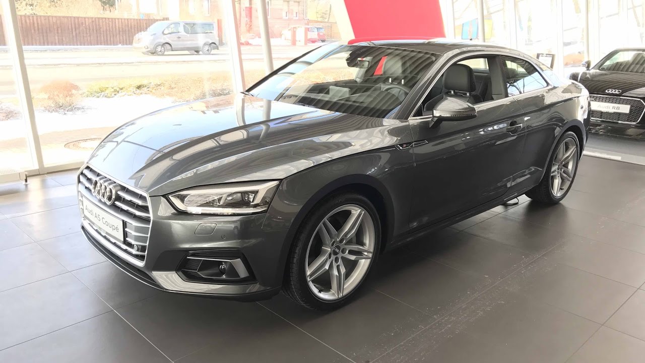 AUDI A5 COUPE S LINE !! MODEL 2017 !! F5 !! GREY COLOUR !! VIRTUAL ...
