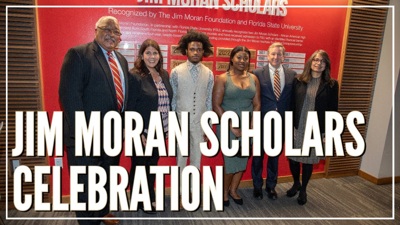 Jim Moran Scholars honored during ceremony - YouTube