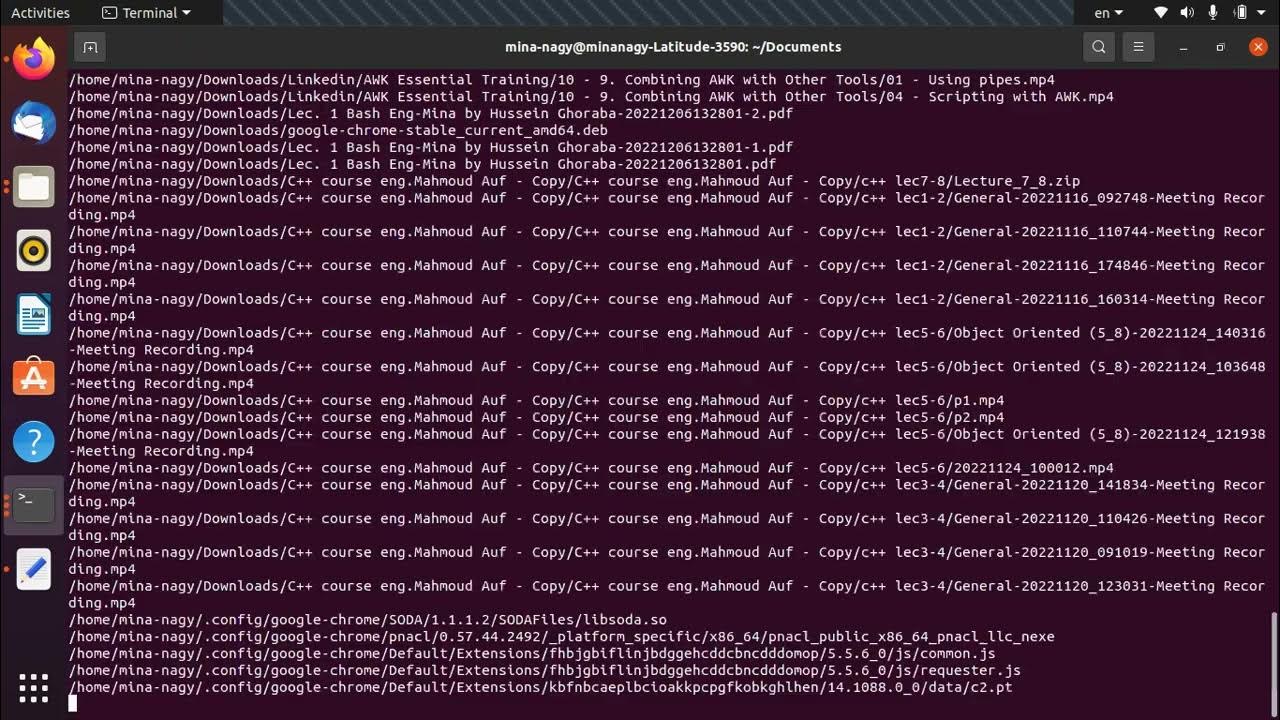 Linux - Revision 8 Redirection Pipline Cut Grep Wc - YouTube