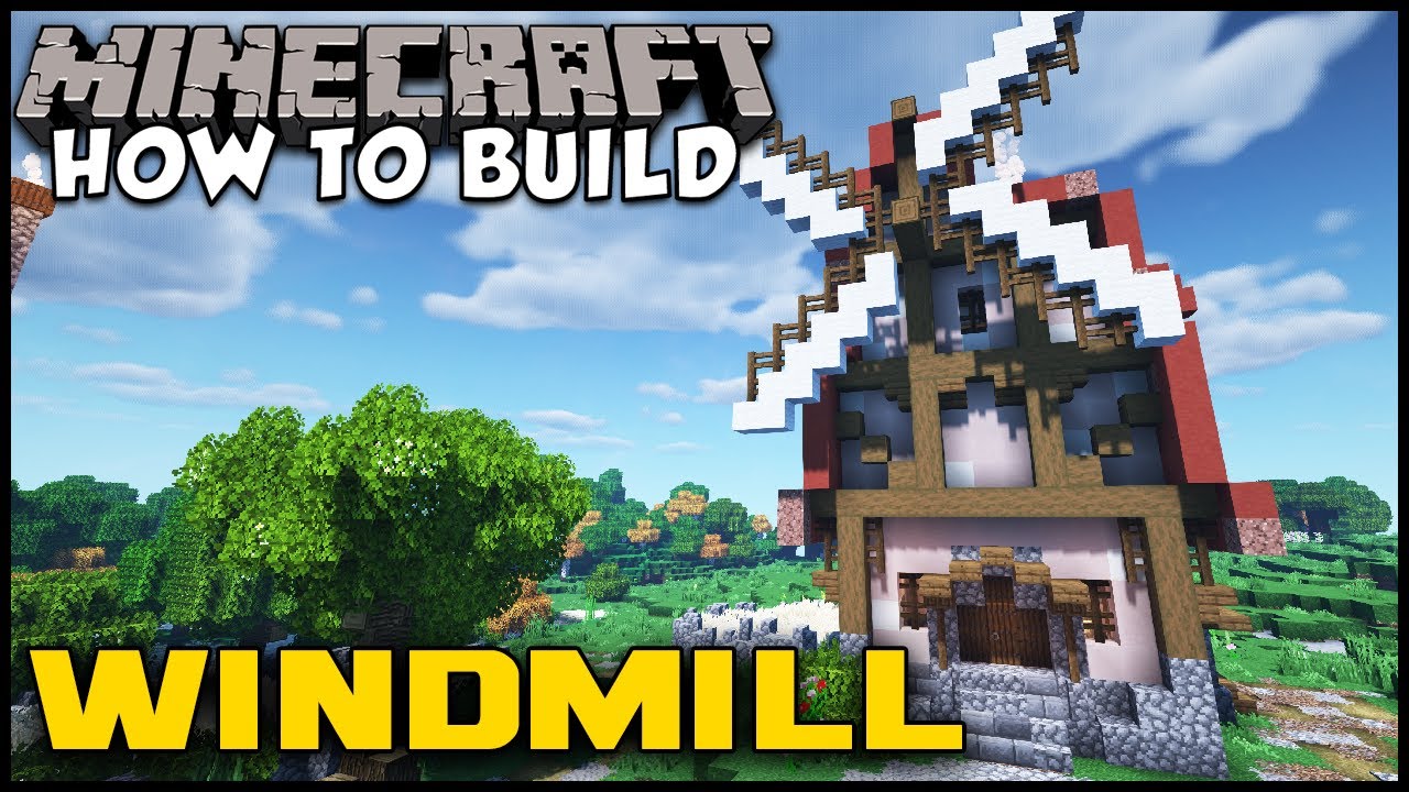 BEAUTIFUL Windmill Tutorial | (Minecraft How To Build) - YouTube