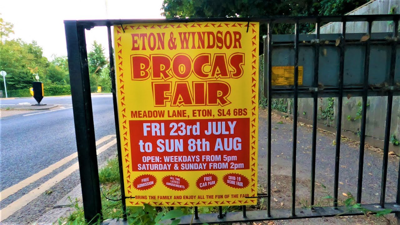 Classic Vlog #6 ~ Eton and Windsor Brocas Fun Fair ~ July 23rd 2021 ...