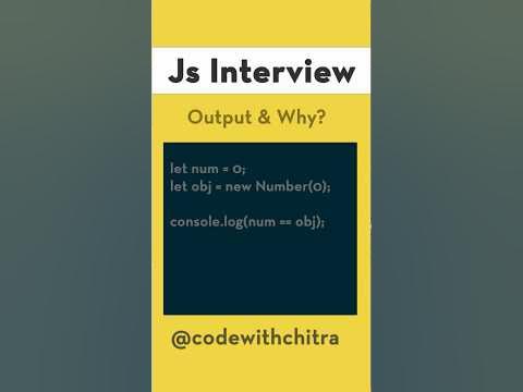 #66 Type Coercion and Equality | javascript interview questions #shorts - YouTube