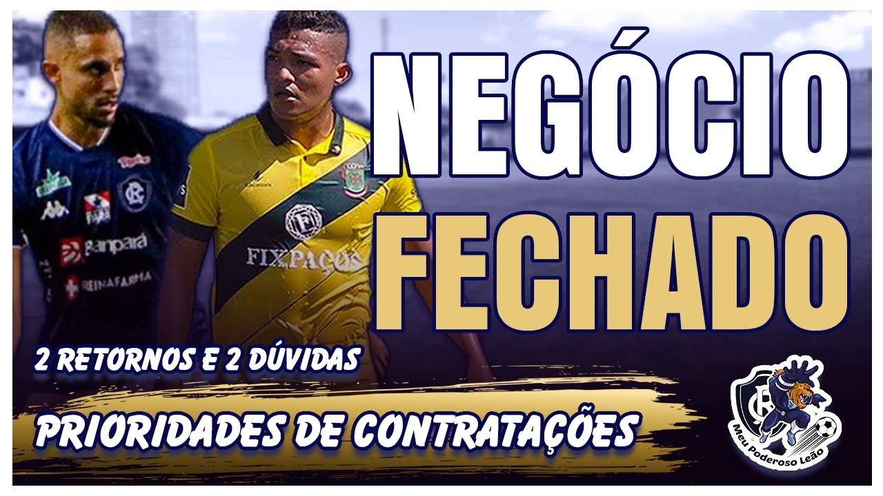 NEGÓCIO FECHADO!!! - PRIORIDADES DE CONTRATAÇÕES - DOIS RETORNOS E DUAS ...