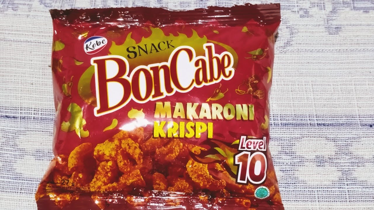 BONCABE the hot spicy macaroni | The next popular Indonesian snack part ...