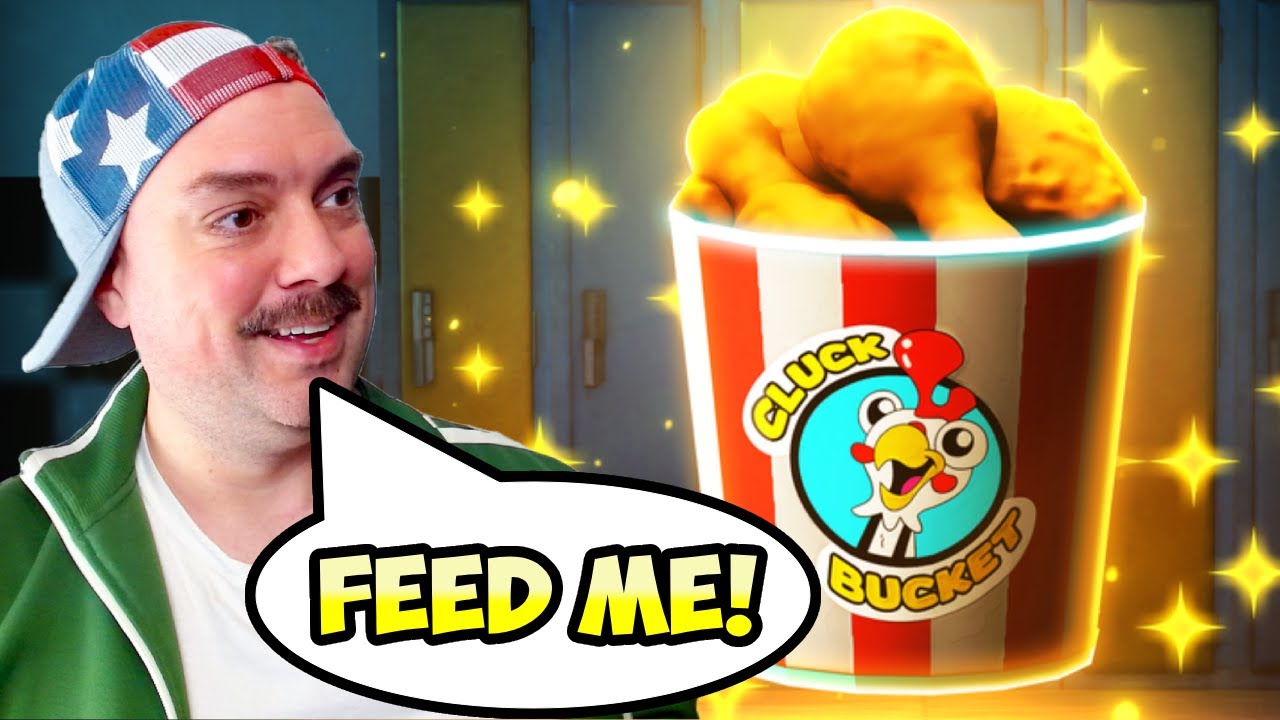 I am HUNGRY for Some Almost Chicken in CLUCKY's! - YouTube