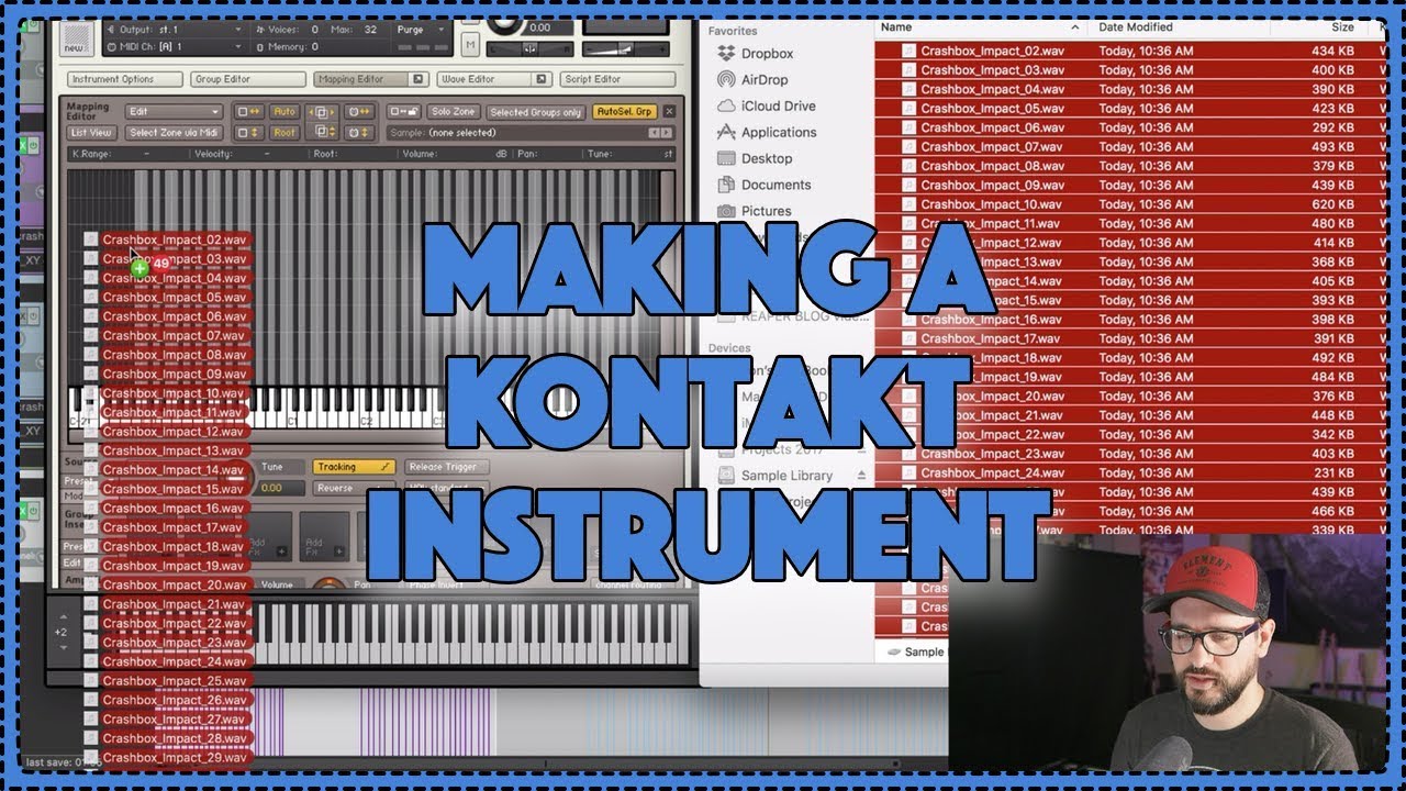 Basic Sample Mapping Tutorial for KONTAKT (one-shots) - YouTube