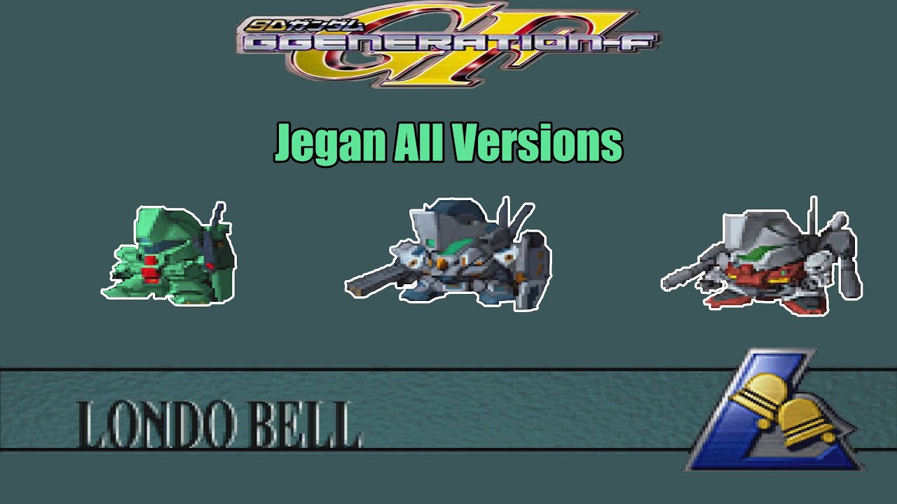 [ENG Sub]SD Gundam G Generation F - Jegan All Ver. Attacks - YouTube