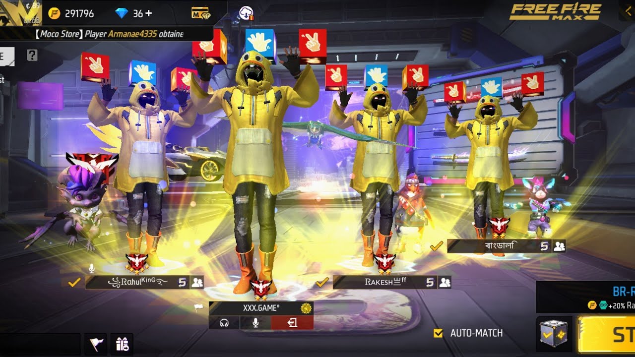 GREAND MASTER RANG PUSH// FREE FIRE 10" KILL BOYAAH - YouTube