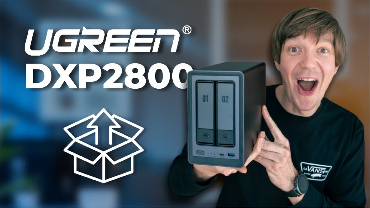 Unboxing Ugreen DXP2800 NAS | 2-Bay NAS im Detail - YouTube