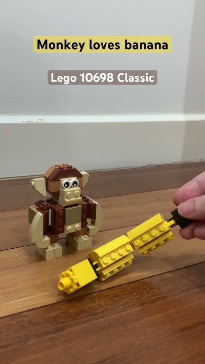 Monkey loves banana. lego 10698 Classic #lego10698 #legomoc #legomocs ...