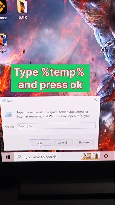 Deleting temporary files to make your computer faster💻🚀 #shorts #delete #computer #viralshorts ...