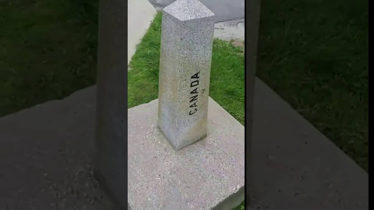 Canada-USA Border at Standstead, Quebec/Derby Line, Vermont (Haskell ...