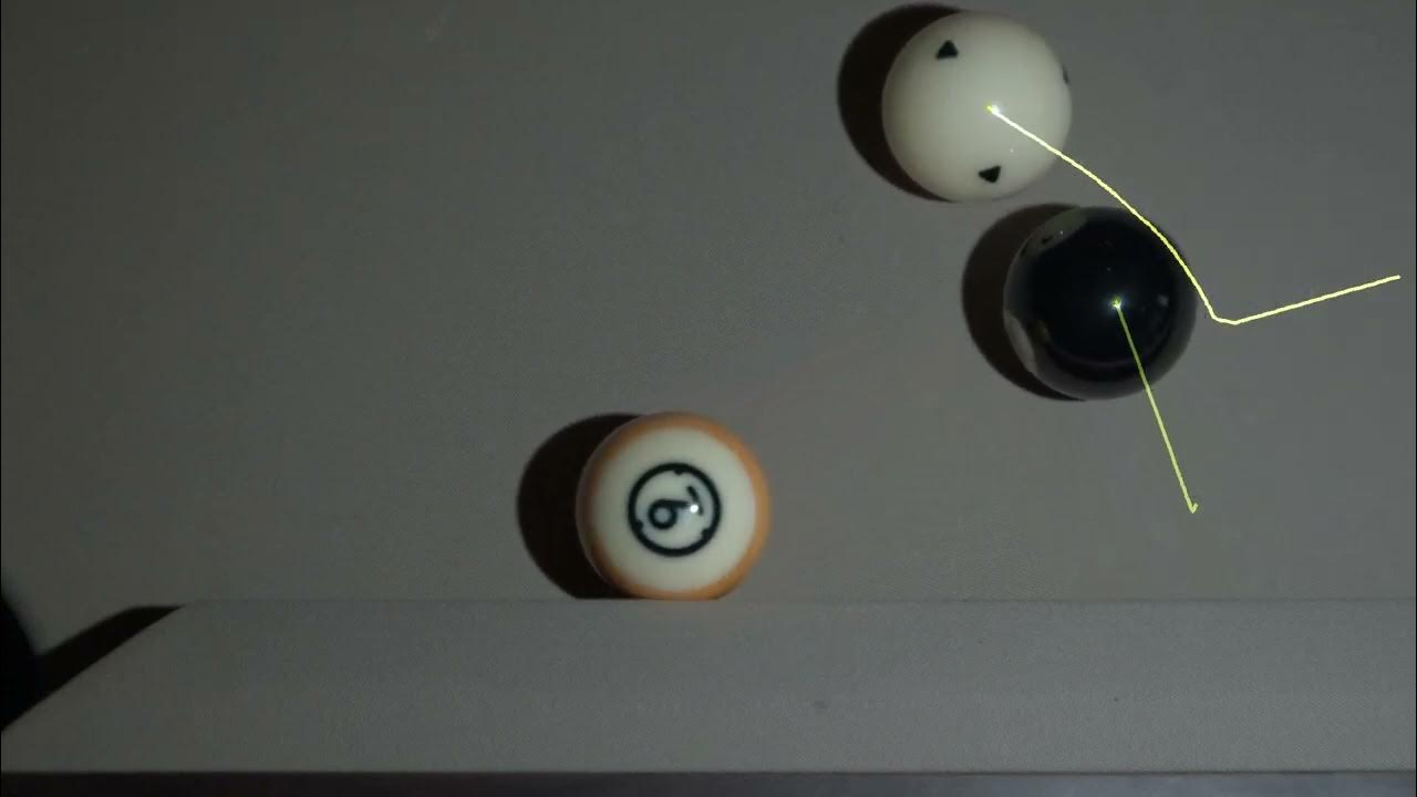 Pool Ball Trajectory(4) Using OpenCV - YouTube