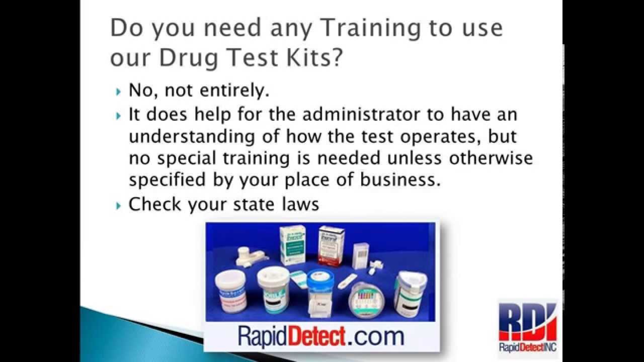 Rapid Detect's Drug Tests Frequently Asked Questions - YouTube